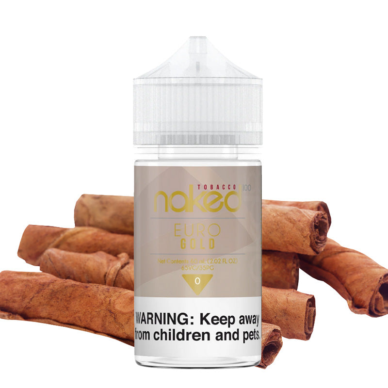 Naked 100 Euro Gold E-juice 60ml — MISTVAPOR