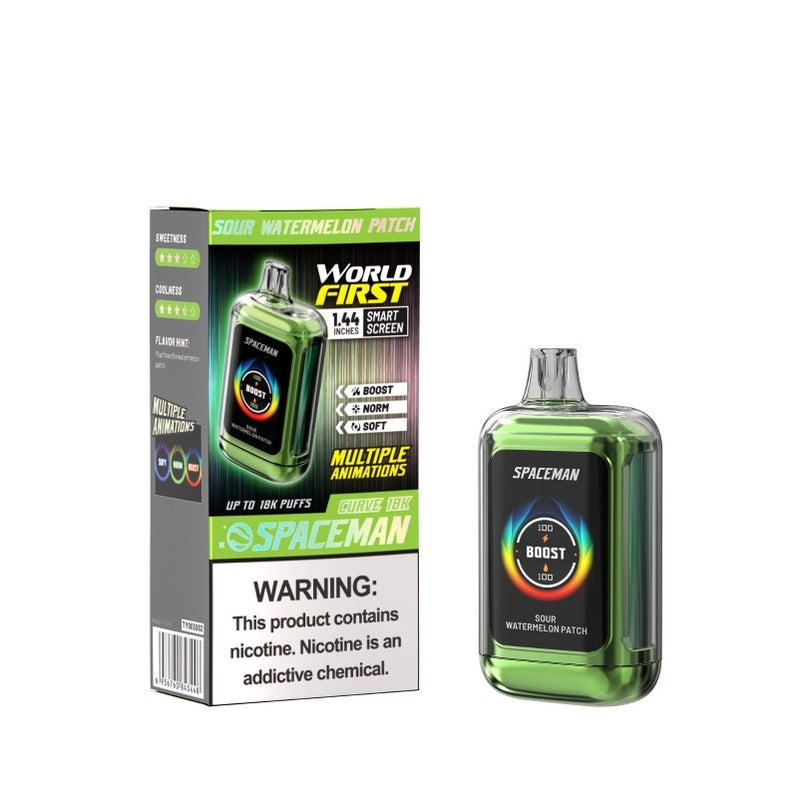 Spaceman Curve 18K Disposable Vape 16.5ml — MISTVAPOR